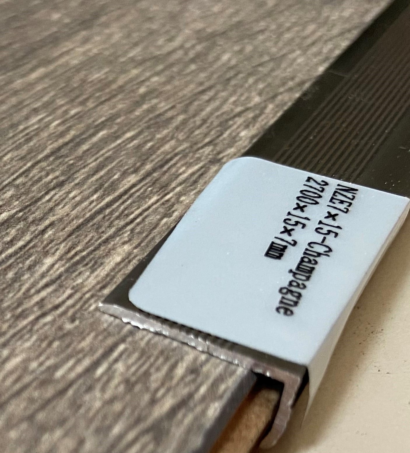 7mm L-Angle bar - New Zealand flooring accessories specialist